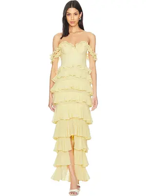 Majorelle Avalee Gown - Baby Yellow