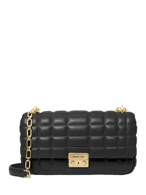Michael Kors Tribeca Quilted Leather Shoulder Bag - Black