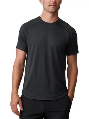 RHONE Atmosphere Short Sleeve Crewneck Tee - Black Heather