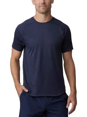 RHONE Atmosphere Short Sleeve Crewneck Tee Navy Heather