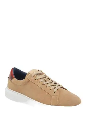 G BROWN Puff Suede Low Top Sneakers - Sand