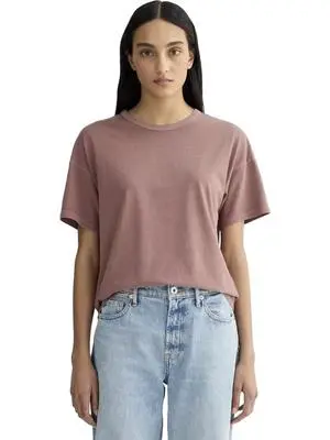 Everlane Boyfriend T-shirt - Brown Garment Dye