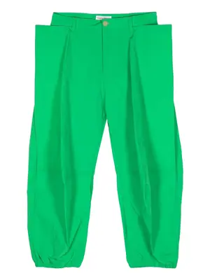 WALTER VAN BEIRENDONCK Tapered-leg Cargo Trousers - Green
