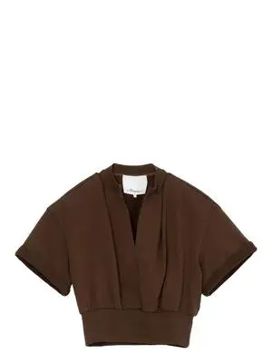 3.1 Phillip Lim V-neck T-shirt - Brown