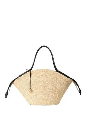 Loewe Paseo Raffia Tote - Neutrals