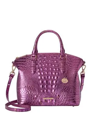Brahmin Duxbury Croc Embossed Leather Satchel - Opera Melbourne