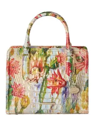 Brahmin Brahmin Cami Embossed Satchel Succulent Bloom