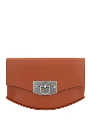 DURAZZI MILANO Calf Leather Shoulder Bag - Brown