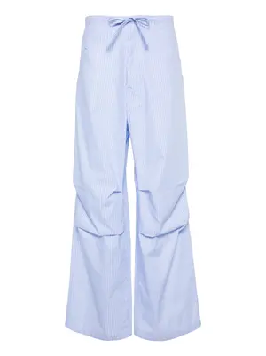 DARKPARK Daisy Pinstriped Trousers - Blue