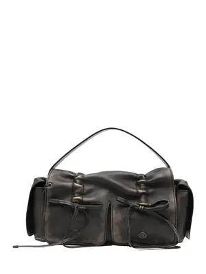 Acne Studios Multipocket Leather Tote - Brown