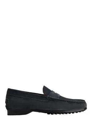 TOD'S Gommino Suede Loafers - Blue