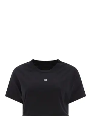 GIVENCHY Cropped Cotton T-Shirt