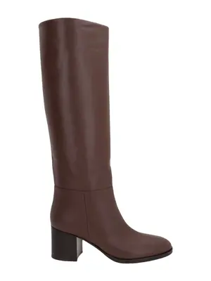 GIANVITO ROSSI Santiago 85mm Leather Boots - Brown