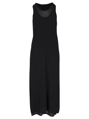 TOTEME Sleeveless Paneled Maxi Dress - Black