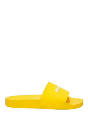 Palm Angels Palm Angels Logo-Embossed Slides Yellow