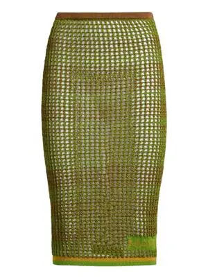 MARNI Marni Open-Knit Cotton Midi Skirt