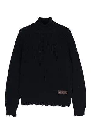 Dsquared2 Roll-neck Wool Jumper - Blue