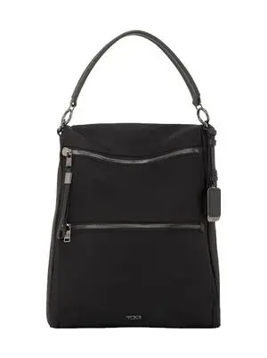 Tumi Leigh Convertible Backpack Tote - Black/ Gunmetal