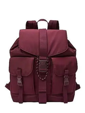 Pink Nylon Cargo Backpack - Purple