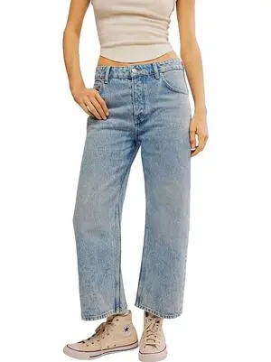 Free People Deep Trance Dropped Boyfriend Jeans - Sweet Dreams
