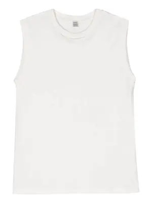 TOTÊME TOTEME Crew-Neck Organic Cotton Tank Top