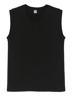 TOTEME Crew-neck Tank Top - Black