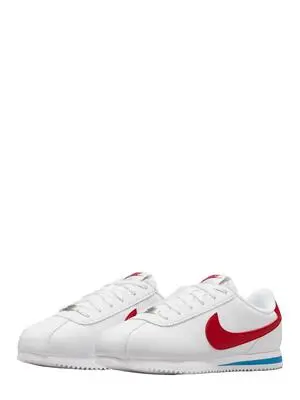 Nike Nike Cortez Leather Sneakers White/ Varsity Red/ Blue