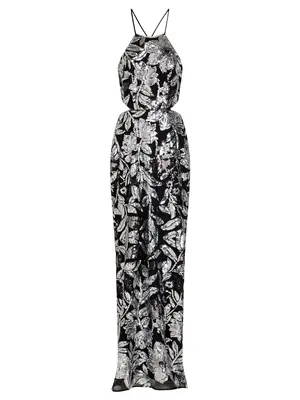 Marchesa Marchesa Notte Sequin-embellished Tulle Gown Black