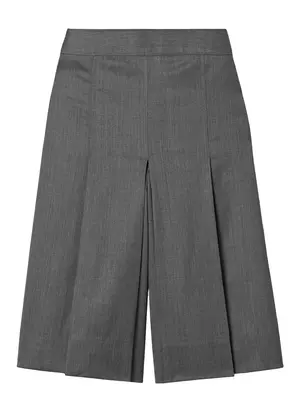 PETER DO Peter Do Pleated Wool-blend Culottes