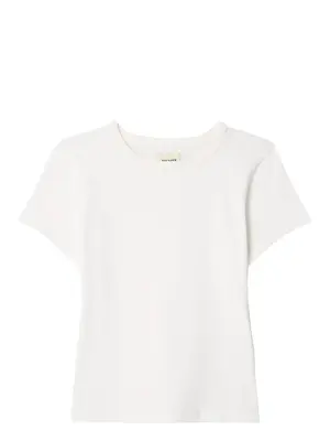 Khaite Samson Cotton-jersey T-shirt - White