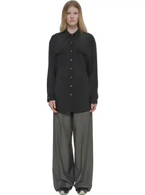 Rosetta Getty Oversized Cargo Shirt - Black