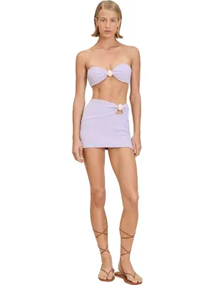 Devon Windsor Eve Mini Skirt Purple