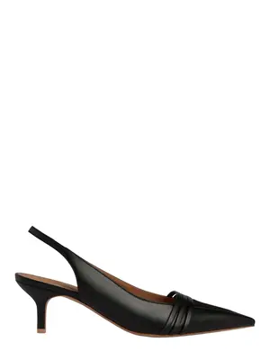 MALONE SOULIERS 45mm Tanner Leather Pumps - Black