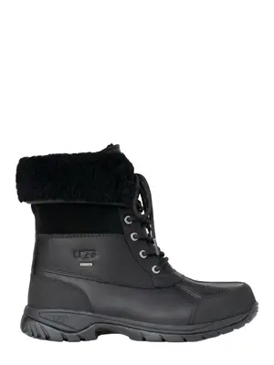 UGG Butte Lace-up Ankle Boots - Black