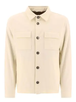 Herno Button-up Shirt Jacket - White