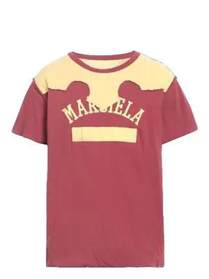 MAISON MARGIELA T-shirt Size Cotton - Burgundy