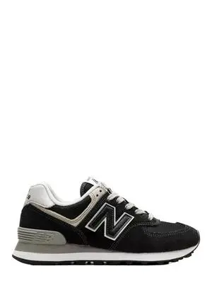 NEW BALANCE 574 Panelled Low-top Sneakers - Black