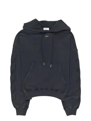 Off-White Bw St. Matthew Over Hoodie - Black