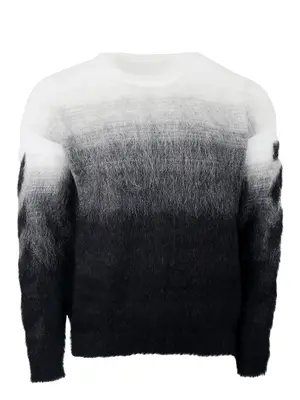 Off-White Diag Arrow Brushed Knit Crewneck - Black