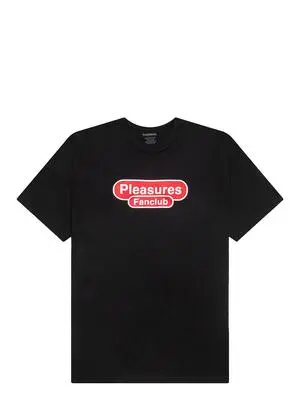 PLEASURES Fanclub T-shirt - Black