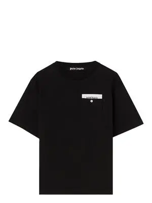 Palm Angels Sartorial Tape Pocket Tee - Black