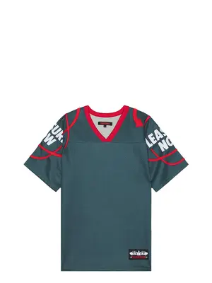 PLEASURES Arrow Football Jersey - Grey