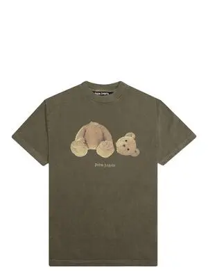Palm Angels Bear Classic Tee 'white - Green