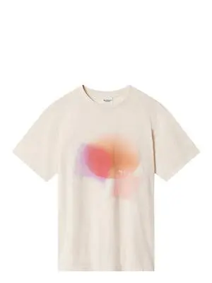 MARANT ETOILE Zewel Logo T-shirt - Ecru
