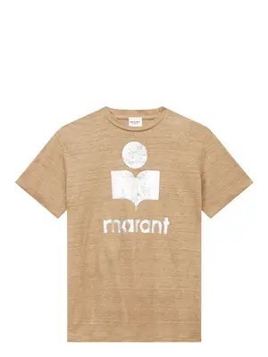 MARANT ETOILE Marant Étoile Zewel T-Shirt Light Khaki/silver