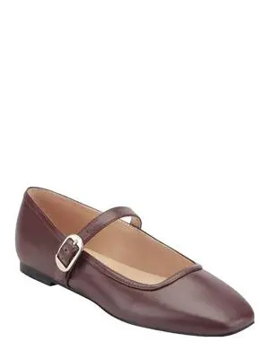 Marc Fisher Garissa Mary Jane Flat - Dark Red