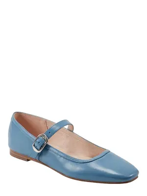 Marc Fisher Garissa Mary Jane Flat Medium Blue