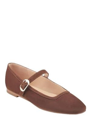 Marc Fisher Garissa Mary Jane Flat - Medium Brown