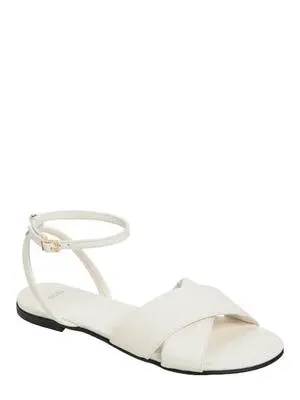 BOSS Millie Ankle Strap Sandal - Open White