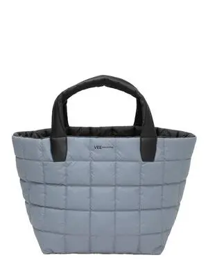 VEECOLLECTIVE Medium Porter Quilted Tote - Slate Grey Gry